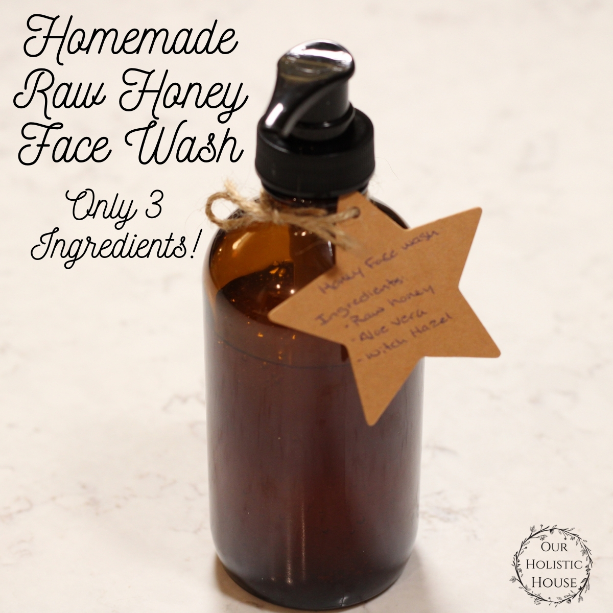 How to Make a Homemade Face Wash With Raw Honey - Our Holistic House