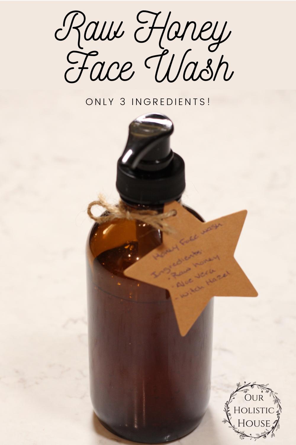 How to Make a Homemade Face Wash With Raw Honey - Our Holistic House